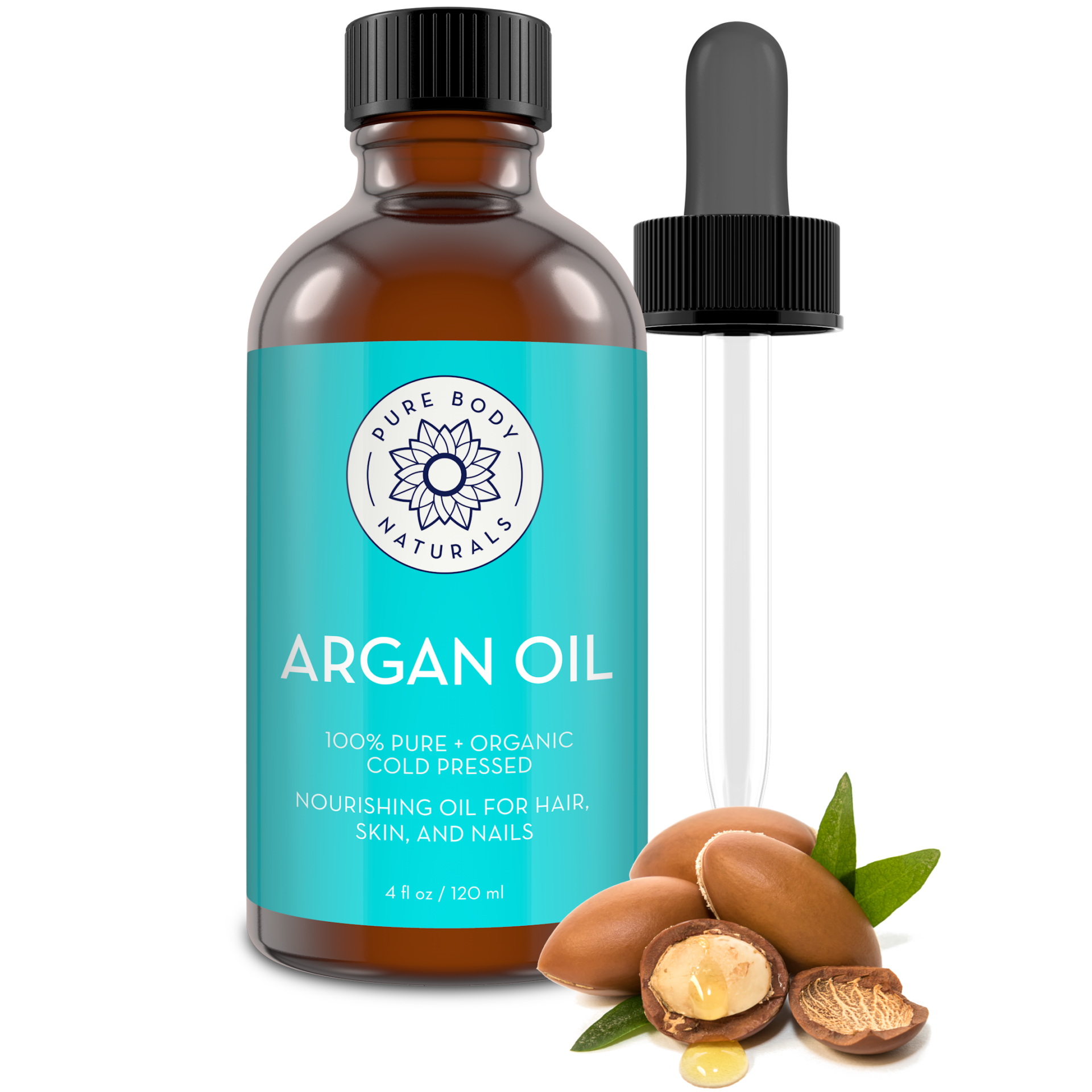 Organic Argan Oil For Skin Face Hair Nails 4 Fl Ounce Pure Body