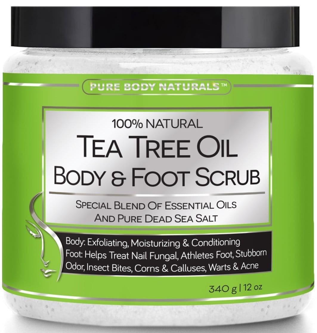 Tea Tree Oil Body and Foot Scrub | Pure Body Naturals